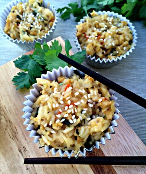 Chicken Fried Rice Cups