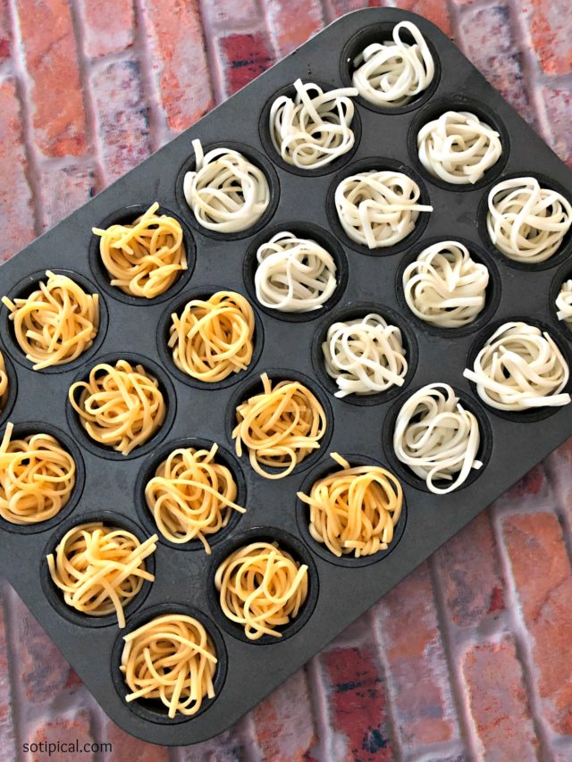 Gluten Free Stirfry Noodle Bites - So TIPical Me